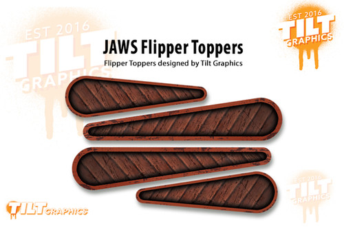Jaws Flipper Toppers | tilt-graphics-inc