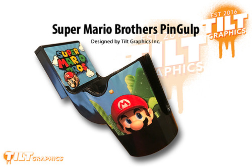 Super Mario Brothers Inspired PinGulp Beverage Caddy | tilt-graphics-inc