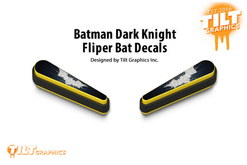 Batman the Dark Knight Flipper Bat Decals | tilt-graphics-inc