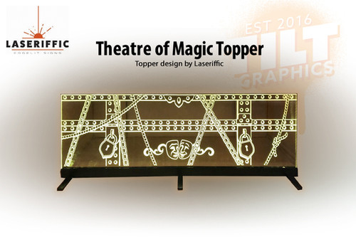 Theatre of Magic Pinball Topper - Made in the USA | tilt-graphics-inc