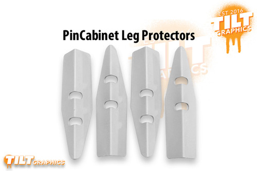 PinCabinet Leg Protectors: White | tilt-graphics-inc