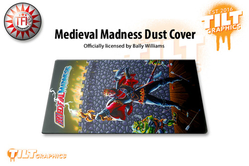 Medieval Madness Playfield Glass Dust Cover | tilt-graphics-inc