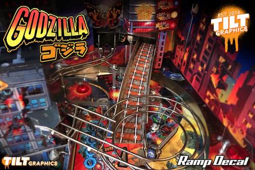 Godzilla Inspired Train Track Ramp Decals | tilt-graphics-inc
