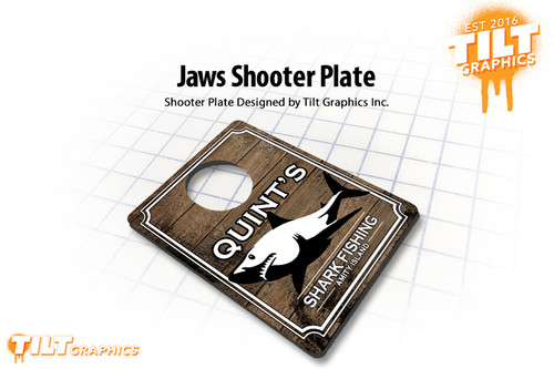 Jaws Shooter Plate: Quint's | tilt-graphics-inc