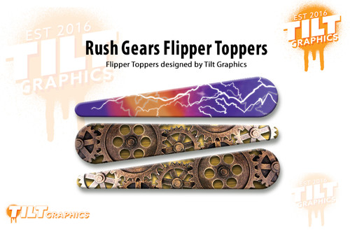 Rush Flipper Toppers: Gears | tilt-graphics-inc