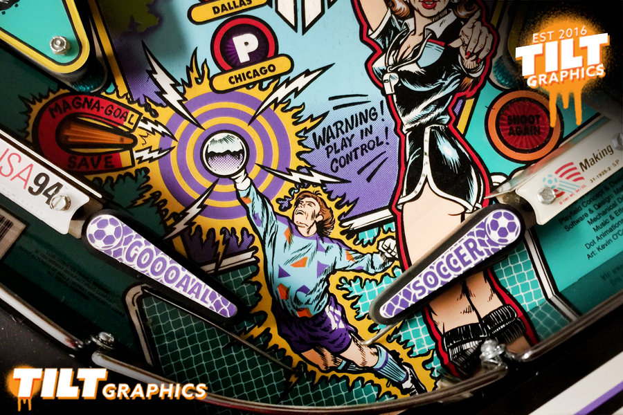 World Cup Soccer TG-Flipper Toppers | tilt-graphics-inc