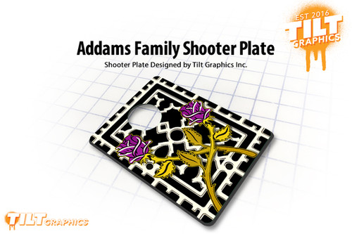 The Addams Family Shooter Plate: Lattice | tilt-graphics-inc