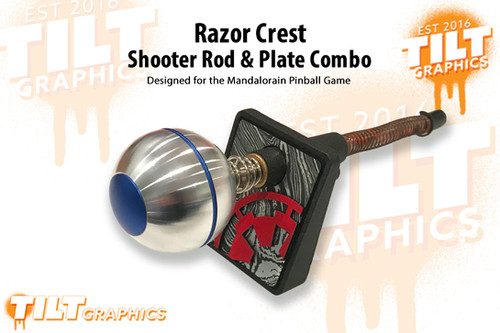 Razor-Crest inspired Shooter Rod/Shooter Plate Combo by | tilt-graphics-inc