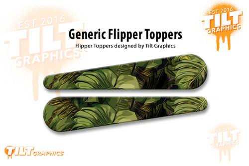 Generic Jungle Flipper Toppers | tilt-graphics-inc