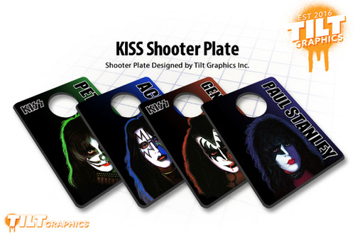 KISS 4-Color Shooter Plate | tilt-graphics-inc