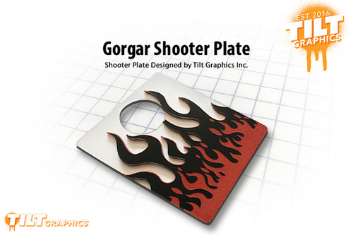 Gorgar Shooter Plate | tilt-graphics-inc