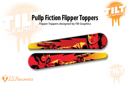 Pulp Fiction Flipper Toppers | tilt-graphics-inc