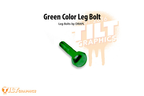 Leg Bolt: Green | tilt-graphics-inc