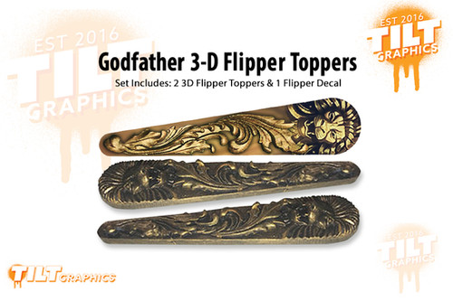 Godfather 3-D Flipper Toppers | tilt-graphics-inc