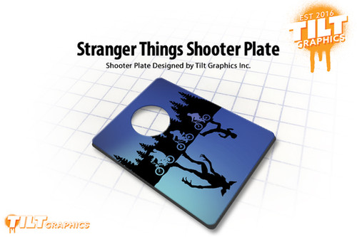 Stranger Things Shooter Plate: Limited Edition | tilt-graphics-inc