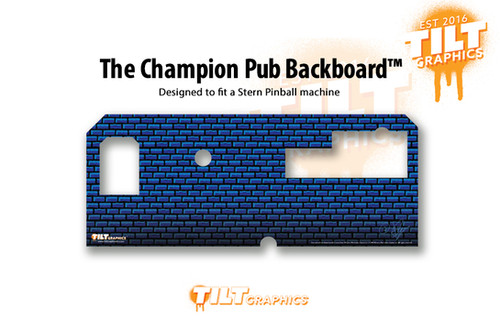 The Champion Pub Backboard | tilt-graphics-inc