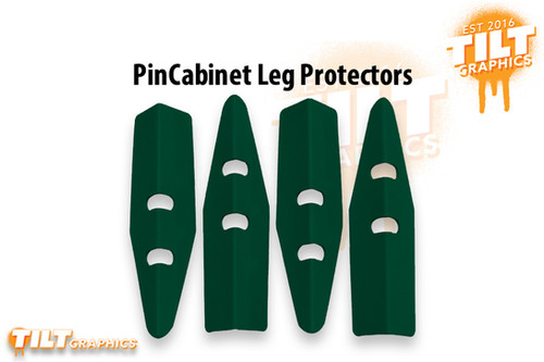 PinCabinet Leg Protectors: Forest Green | tilt-graphics-inc