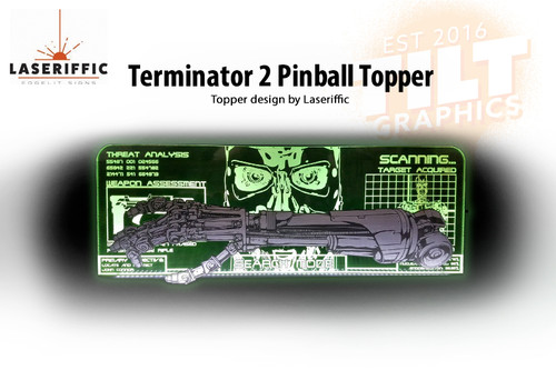 Terminator 2 Pinball Topper - Made in the USA | tilt-graphics-inc