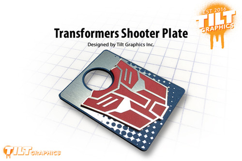 Transformers Shooter Plate | tilt-graphics-inc