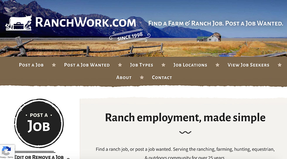 13 Websites to Find a Job on a Ranch