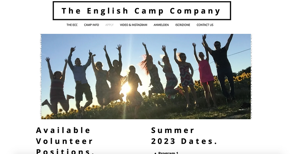 35+ Summer English-Language Camp Jobs in Europe