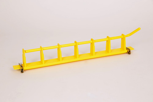 6-Bay 24" Centers track mount Load Bar Holder – YellowRack