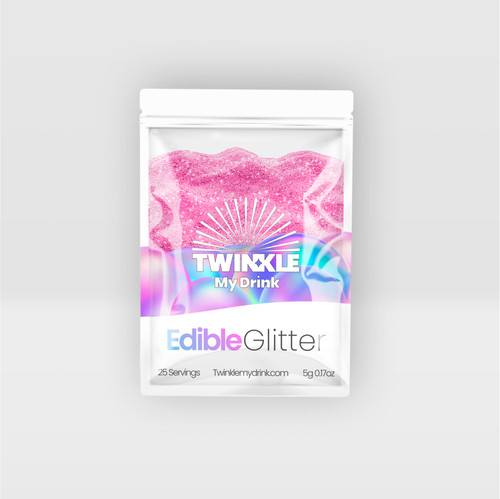 Edible Glitter Pink | Twinkle My Drink
