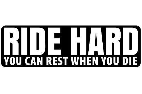 Ride Hard Sticker | motohaunt
