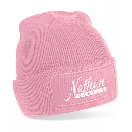 NATHAN CARTER - DUSTY PINK BEANIE | Nathan Carter Music