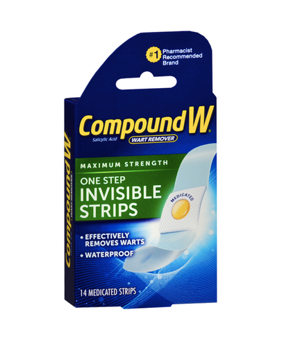 Compound W One Step Invisible Strips 14ct | Cole's Pharmacy
