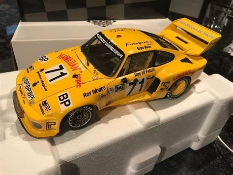 Porsche 935 No: 71 Roy Woods (Yellow) | Diecast Collectable