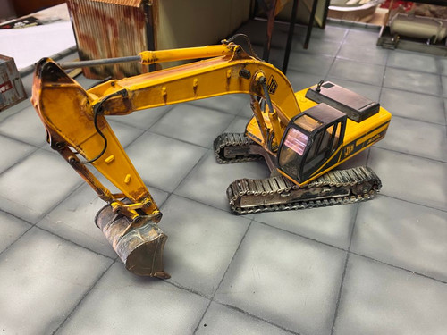 JCB Excavator Weathered | Diecast Collectable