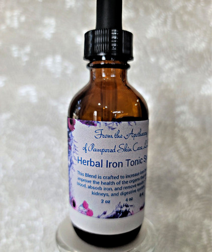Herbal Iron Tonic Syrup ~Natural Supplement | pamperedskincare