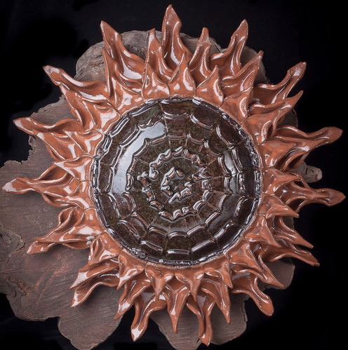 Spider Classic Deluxe Sunflower | blackcatpottery