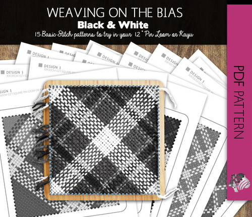 15 B&W Plaid Patterns for the Kayu / PDF instant download | ullvuna
