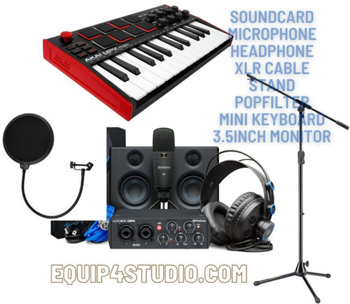 PreSonus AudioBox Studio Ultimate Bundle Complete Recording Kit ...