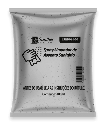 LSNB06400 - Spray Limpador de Assento Santher Professional 400mL ...