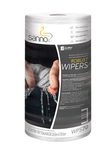 WPS70 - Wipers Rollo Blanco Sanno Robust | SANTHER Professional