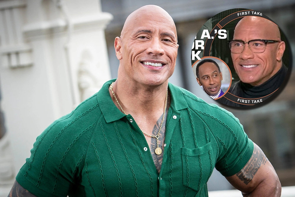 The Rock talks fighting his cousin Roman Reigns at WrestleMania, Joins ...