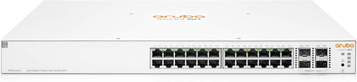 HPE Aruba switch 24 Port Gigabit ( 24 POE - 370 Watts ) & 4 SFP+ 1930 ...