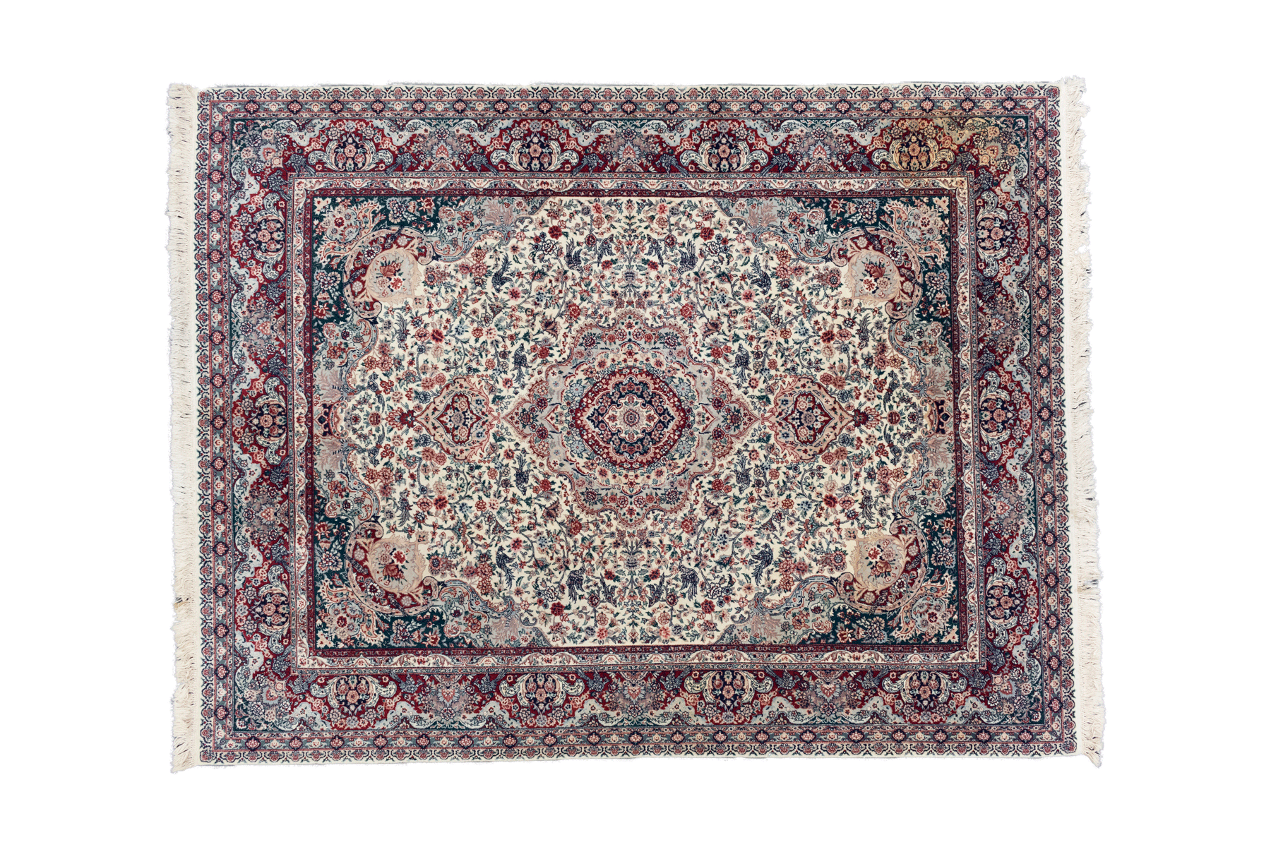 Cream Floral Rug | cityofrugs.com