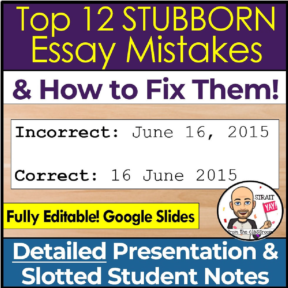The 12 Common Essay Mistakes Secondary Students Make