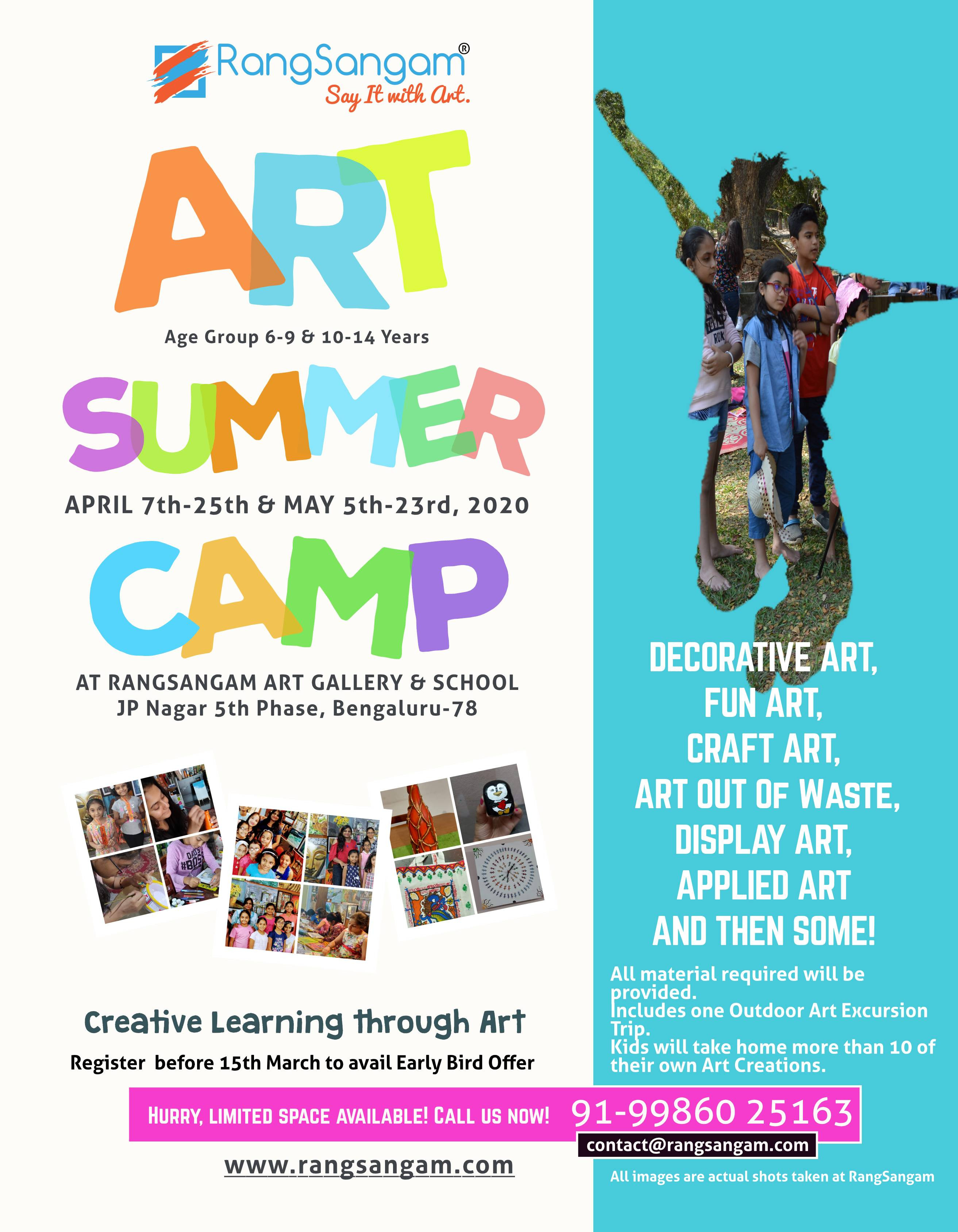 Art Summer Camp - Creative Learning Through Art | RangSangam Art