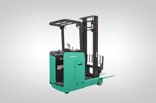 Stand-On Reach Electric Trucks RBS10 - 30(L)CB | Mitsubishi Forklift