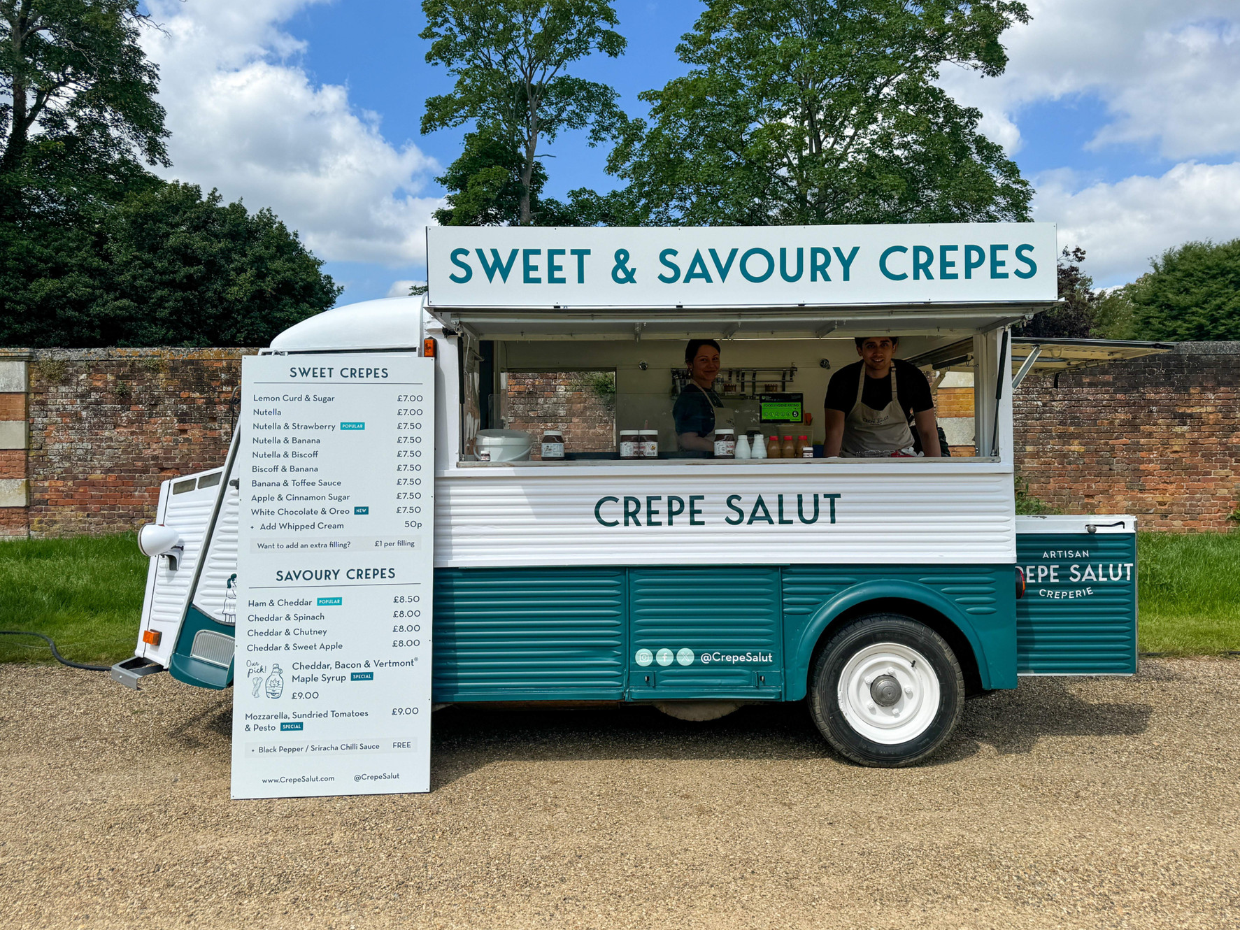 Crepe Salut | The UK's Leading Crepe Van Brand | Crepe Van Hire
