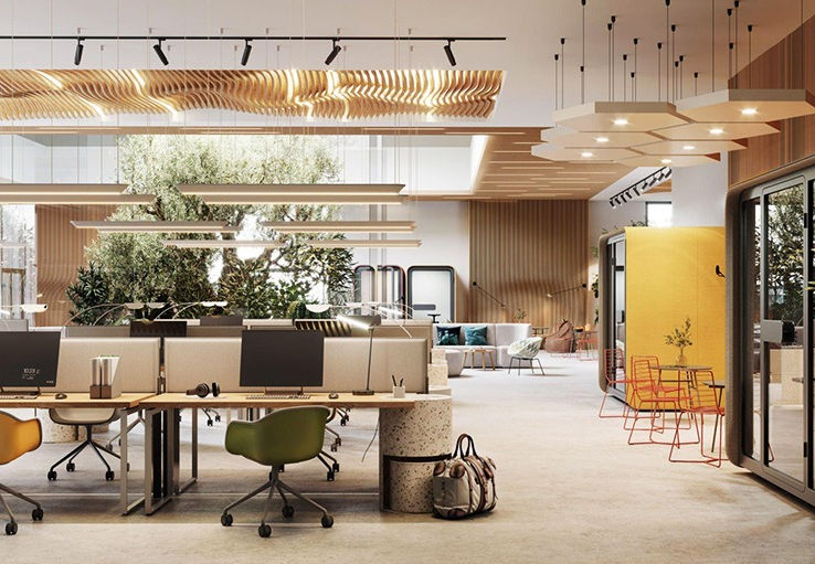Modern office fitout store