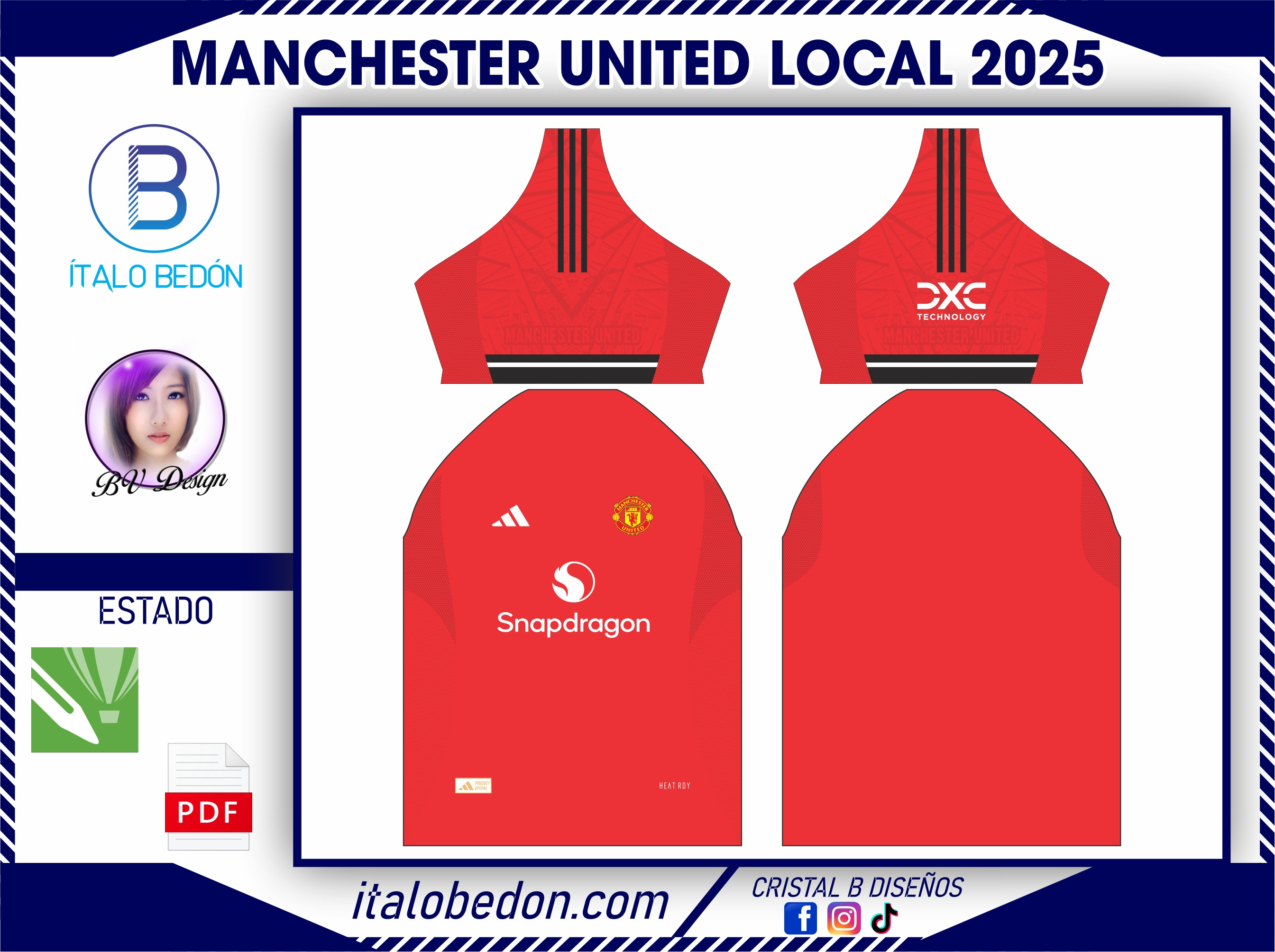 MANCHESTER UNITED LOCAL 2025 - 2026 | ITALO BEDON