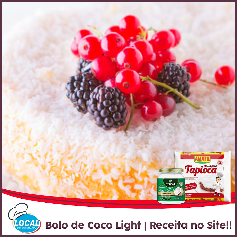 Bolo de Coco Light