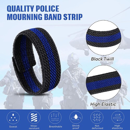 Police Officer - Badge Mourning Band | Empire State QM