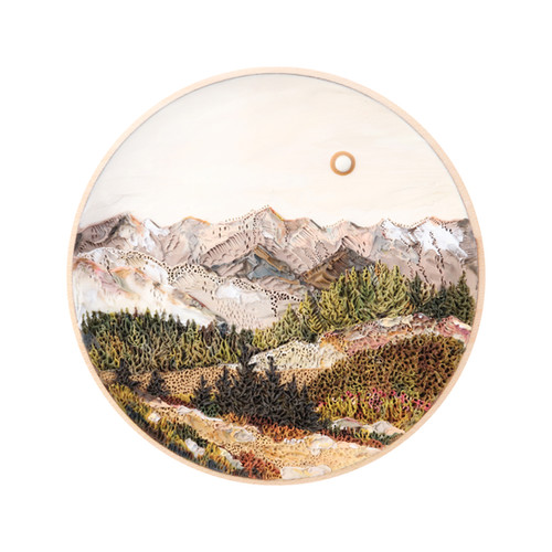 Mountainscape Sticker | Earth Clay